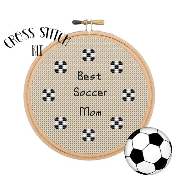 Best Soccer Mom Cross Stitch Kit – Funny Cross Stitch